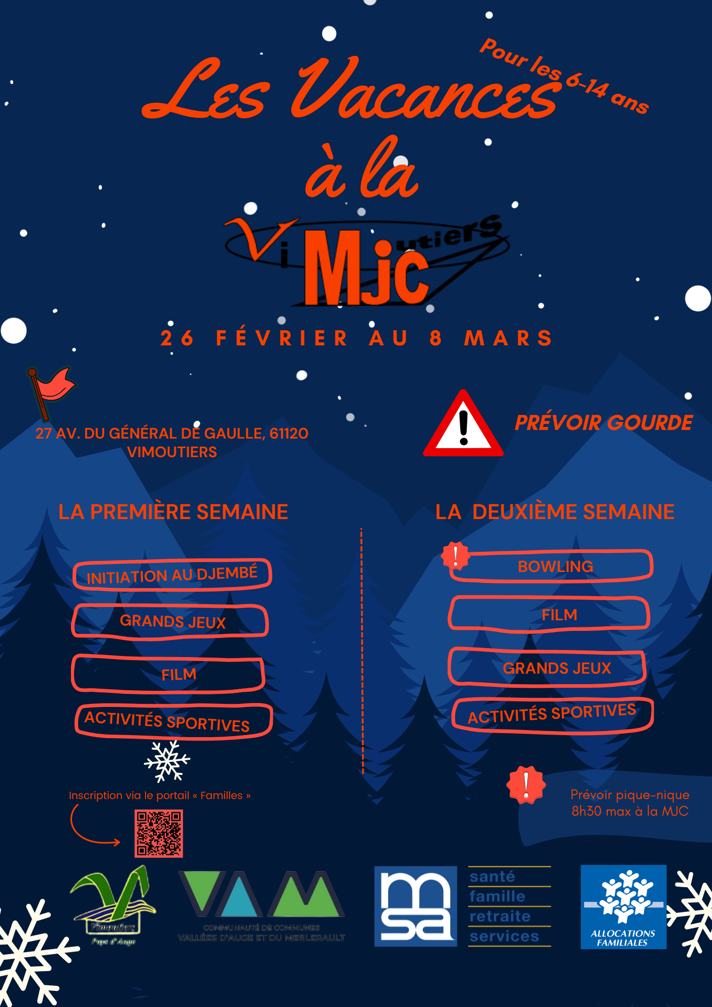 Les vacances d’hiver 2024 – MJC Vimoutiers